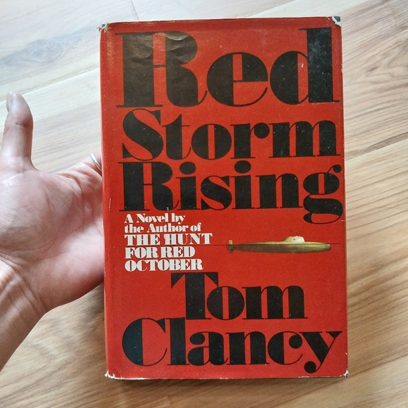 Vintage | Other | 986 Red Storm Rising Tom Clancy Hardcover Dust Jacket ...
